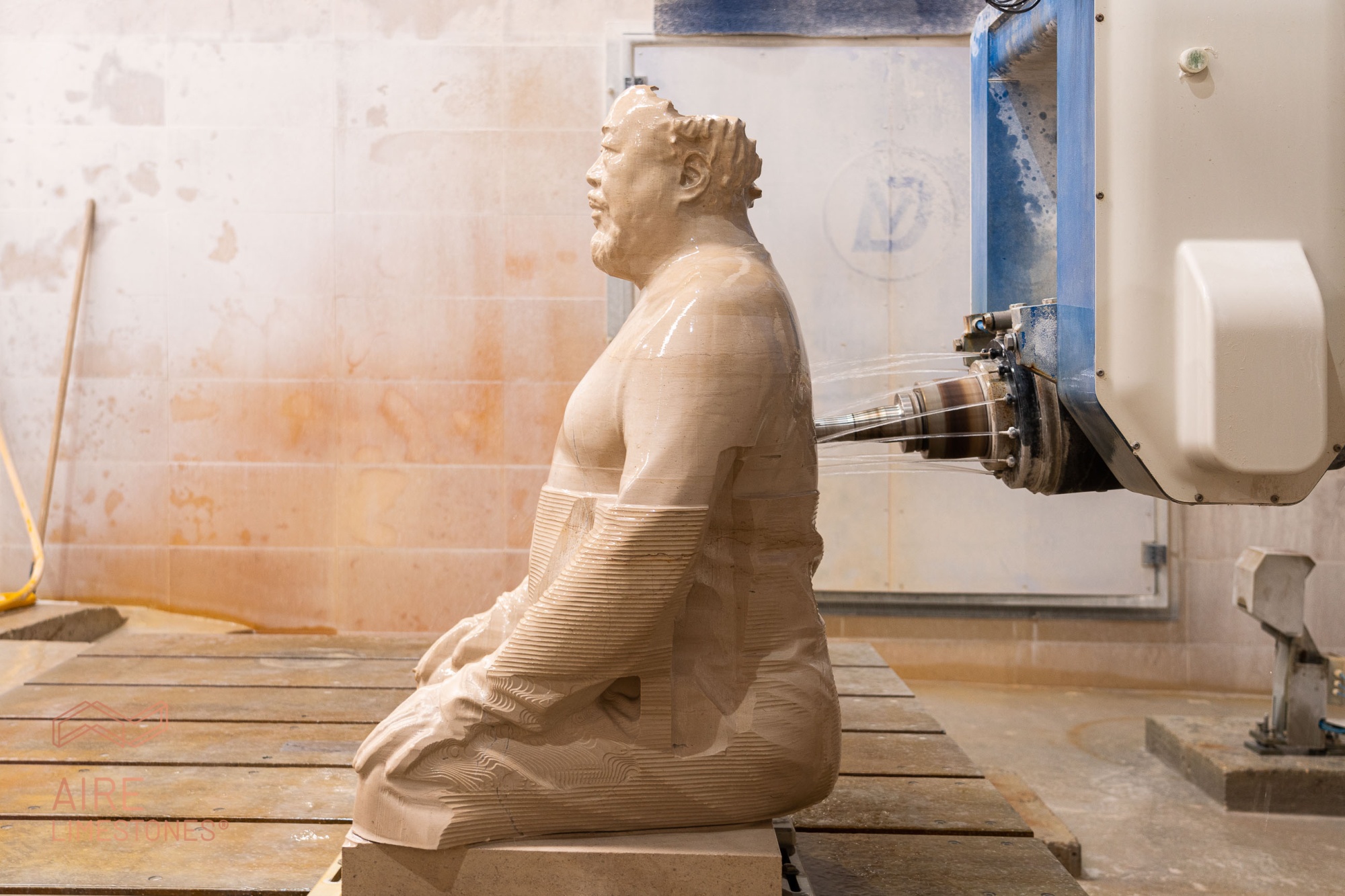Ai Weiwei Statue Airelimestones - Natural Stone, Limestone, Marble ...