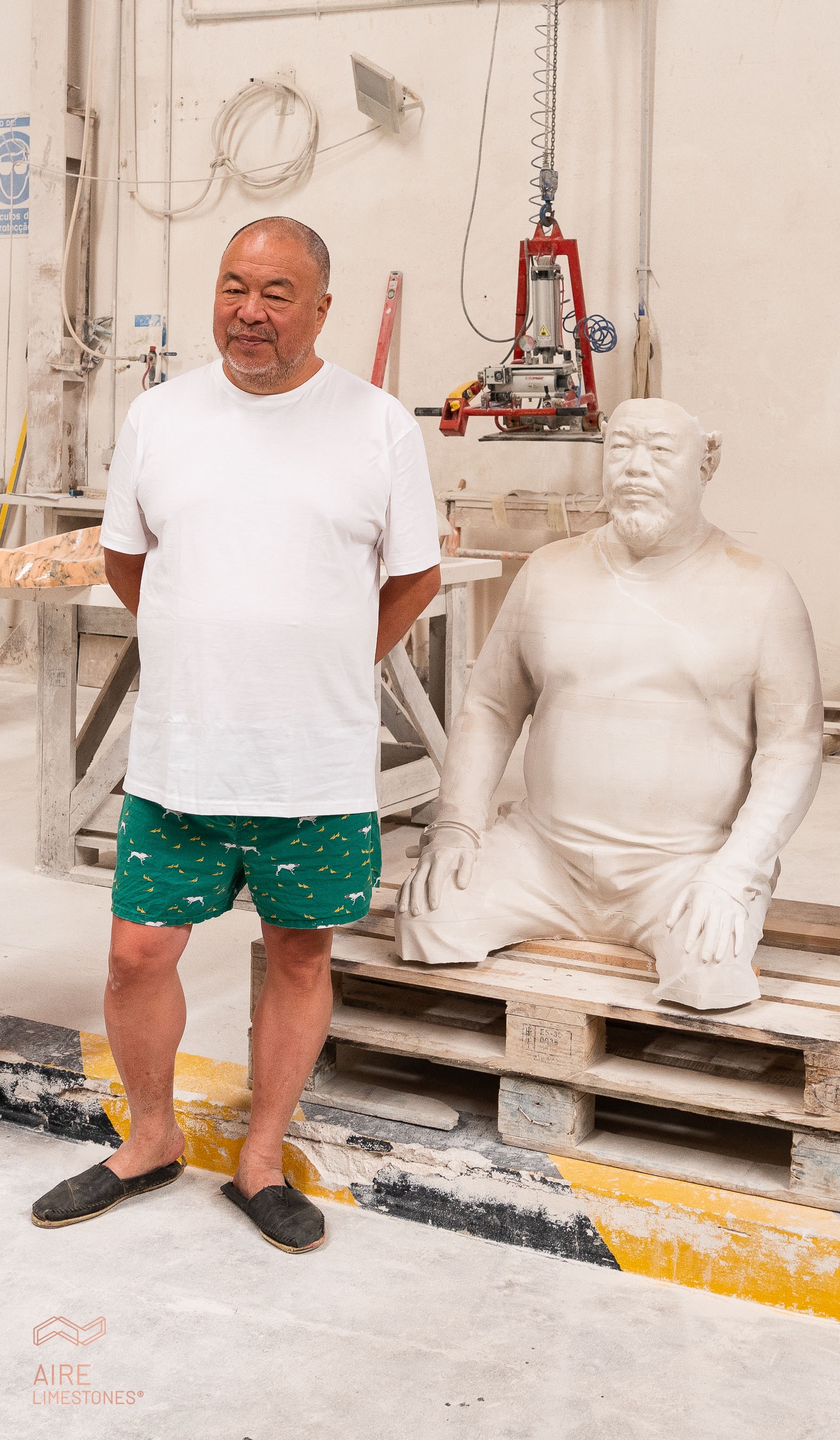 Ai Weiwei Statue Airelimestones - Natural Stone, Limestone, Marble ...