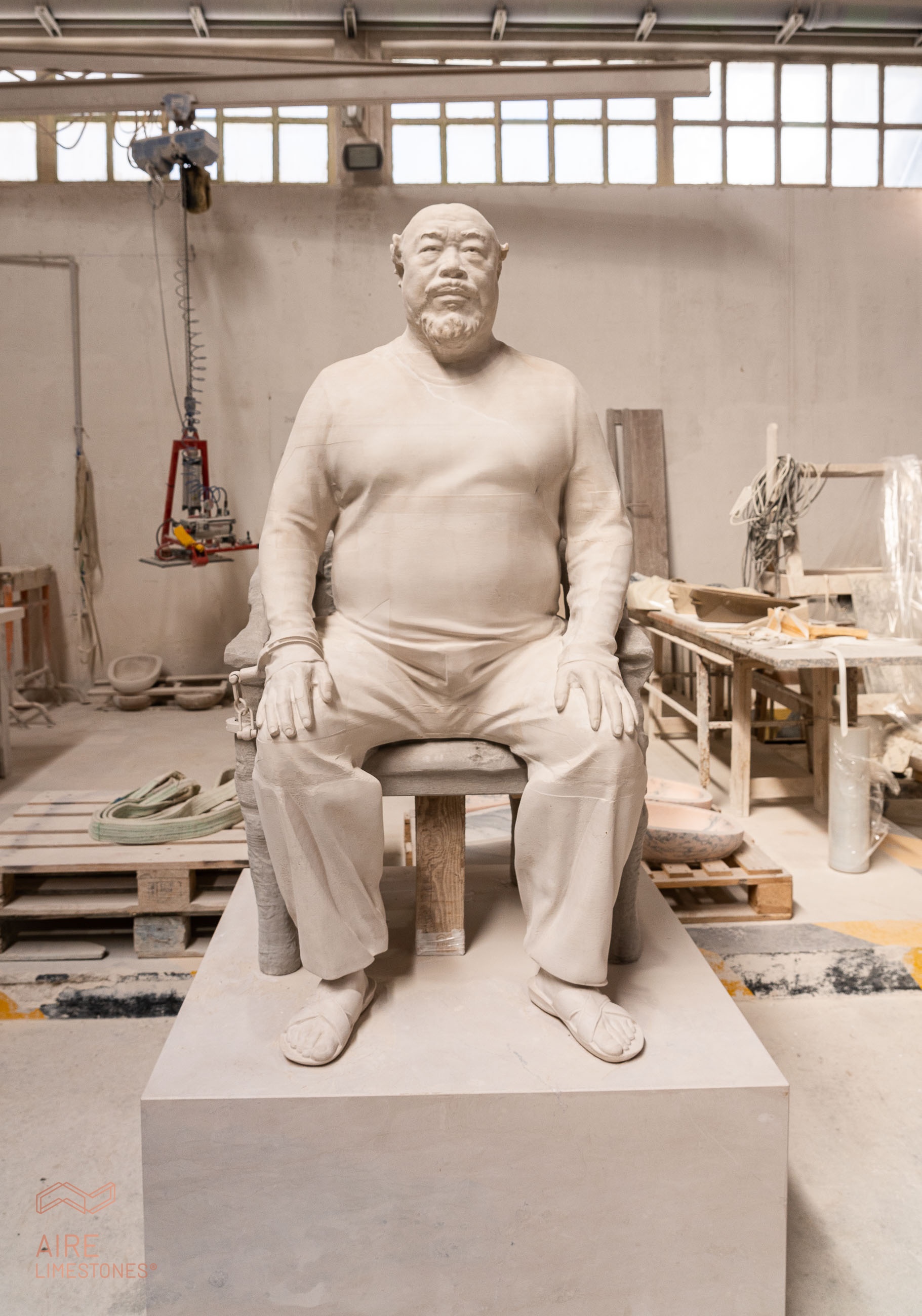 Ai Weiwei Statue Airelimestones - Natural Stone, Limestone, Marble ...